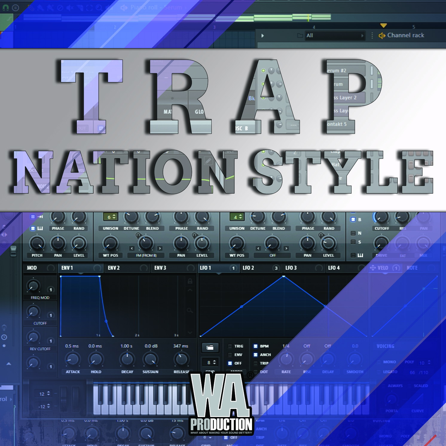 Trap Nation Style Track From Scratch | W. A. Production