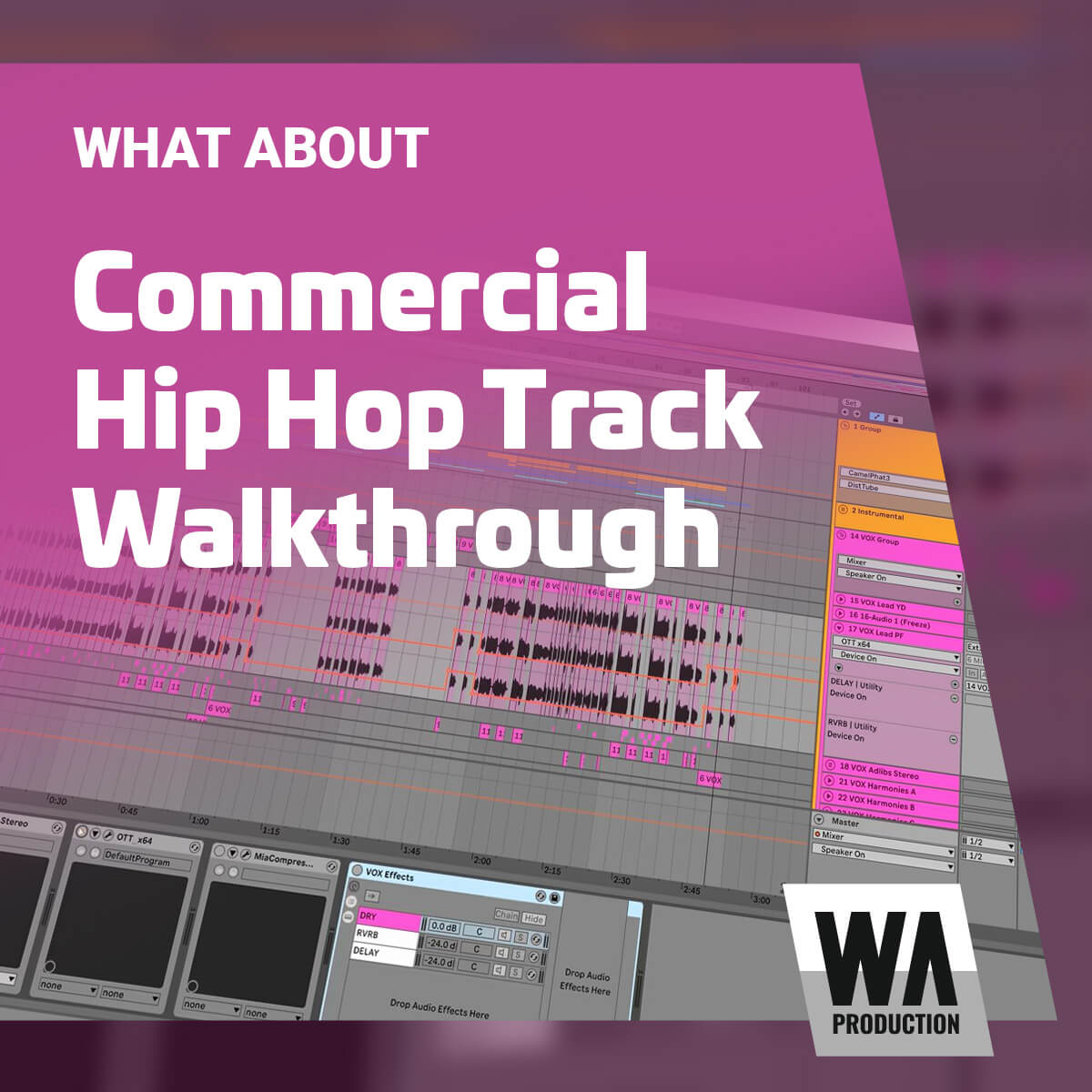 Commercial Hip Hop Track Walkthrough | W. A. Production